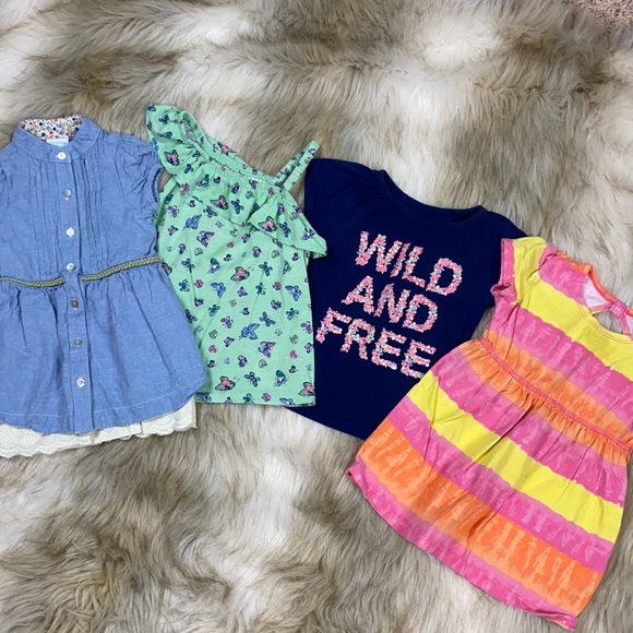Disney | Dresses | 824 Month Girl Top Dress Bundle Lot | Poshmark